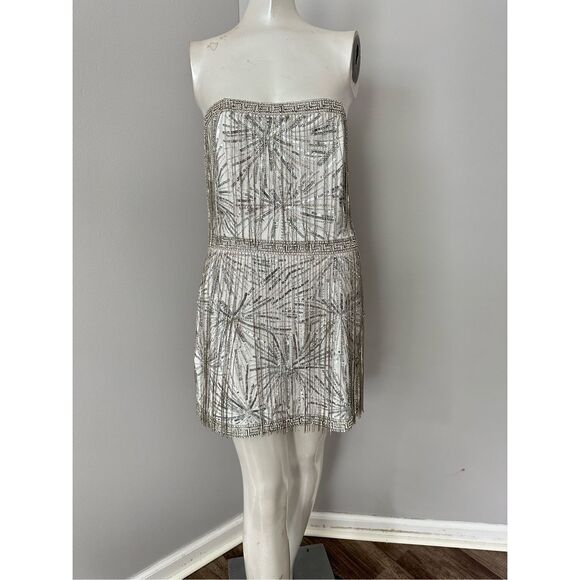 Retrofete | Dresses | Retrofete Dixie Sequin Fringe Dress | Poshmark